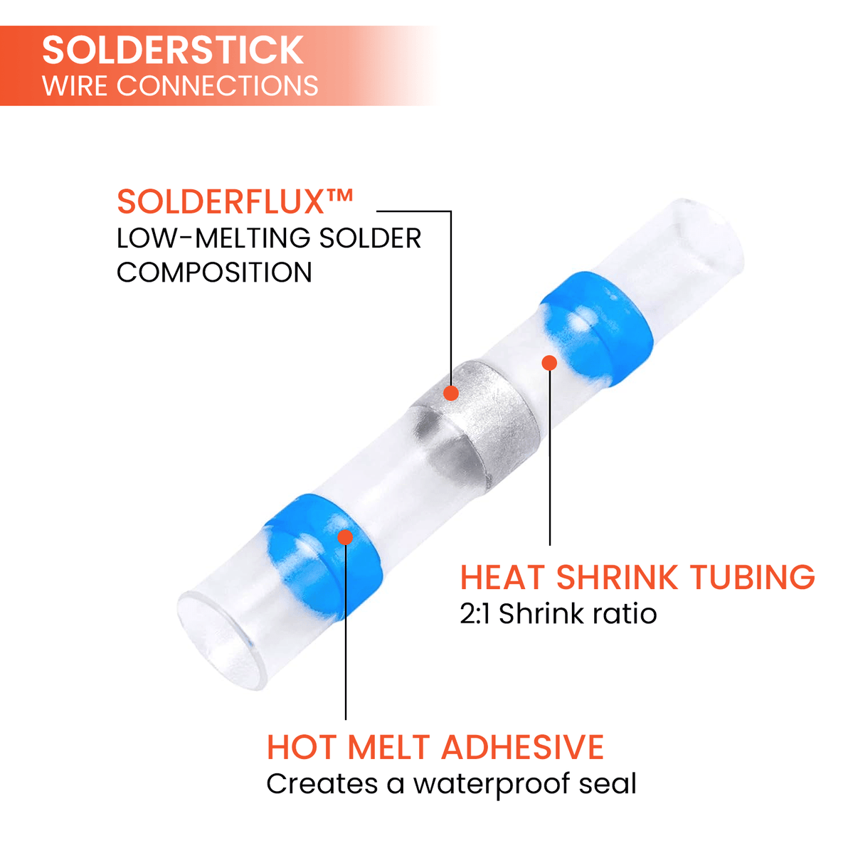Waterproof Solder Wire Connector Kit - Single Sizes – SolderStick
